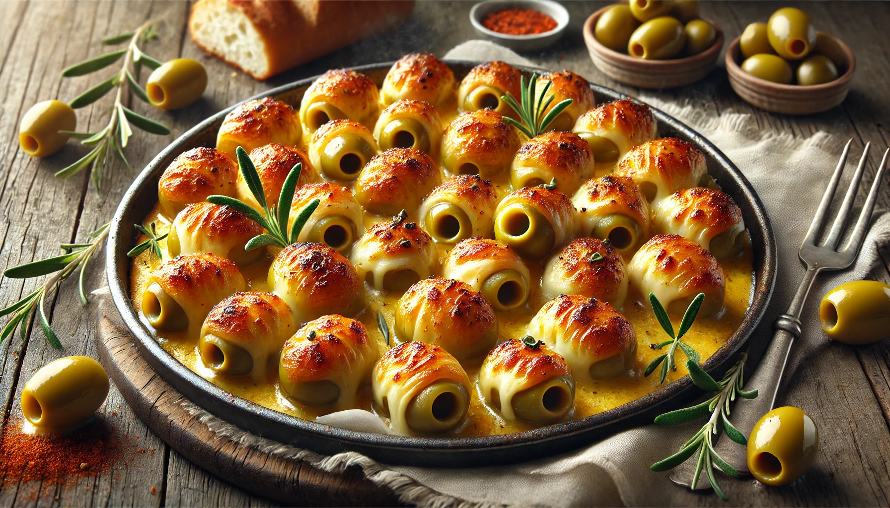 Baked Cheese Olives: Easy Recipe With Tips And Variations - Easy Crispy ...