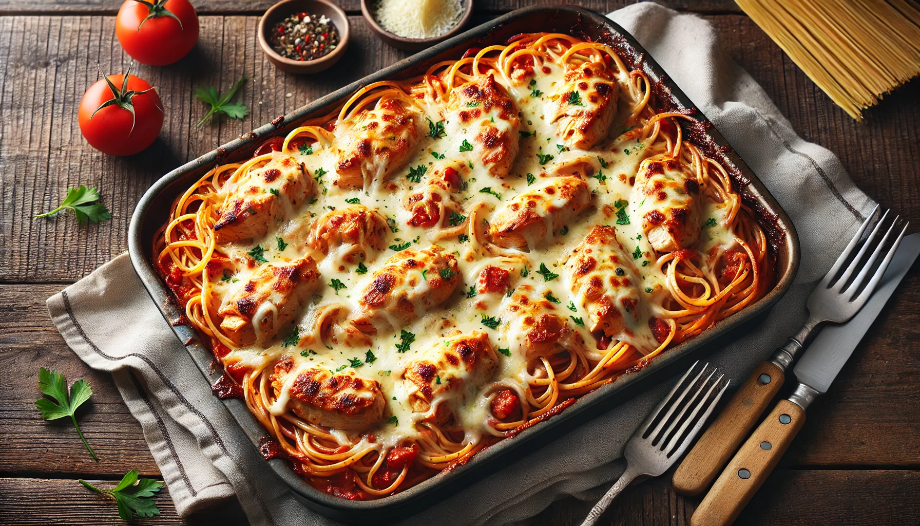 Baked Spaghetti With Chicken: Easy Recipe, Tips & Variations - Easy ...